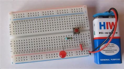 breadboard circuit led