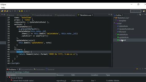 fullstack vue app with mongodb express js and node js