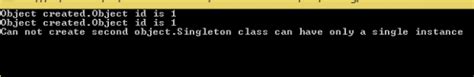 use and example of singleton pattern in c