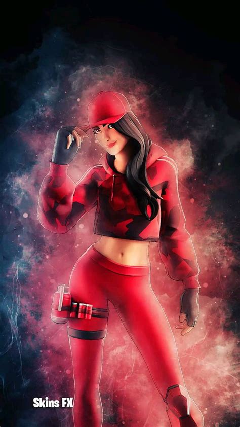 Ruby Fortnite By Loxus Gaming Ruby Fortnite Skin Hd Phone Wallpaper