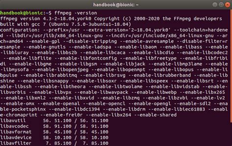 how to install ffmpeg 4 3 in via ppa ubuntu 18 04 16 04