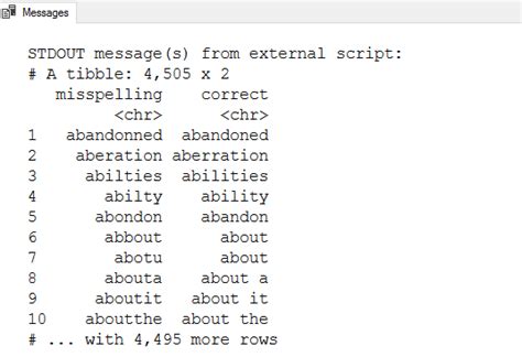 fuzzy joins in sql server machine learning using r scripts