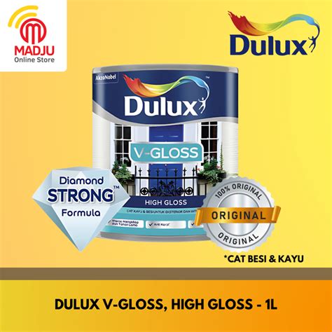 Jual Cat Kayu Dan Besi Dulux Vgloss Hi Gloss 0 8 Liter Shopee Indonesia