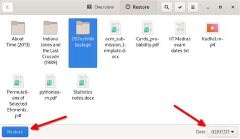 how to backup and restore files using deja dup in linux ostechnix