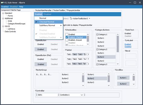 delphistyles vcl style allports