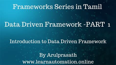 selenium frameworks data driven part 1 why do we