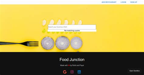 simple react footer examples codesandbox