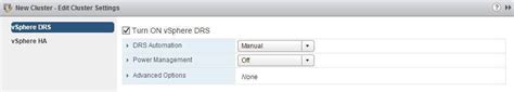 enable drs vmware esxi