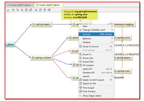 use of maven dependency conflict