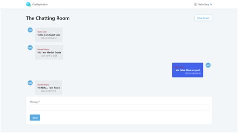 simple reactive chat app sample overview outsystems