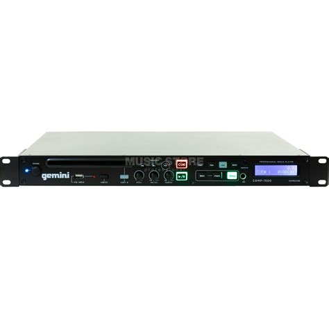 gemini lecteur cdmp 1500 single cd mp3 usb music store professional