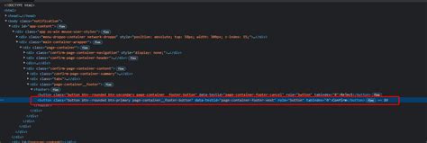 node js i can t access the xpath button location stack overflow