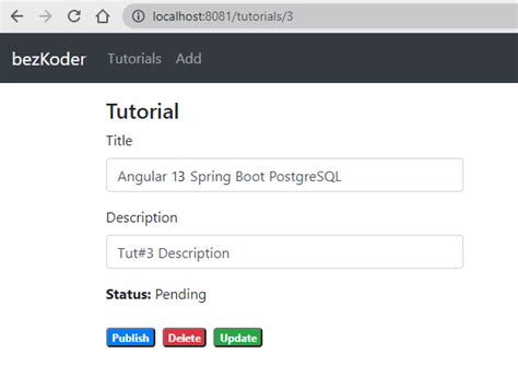 spring boot angular 13 postgresql example crud app bezkoder