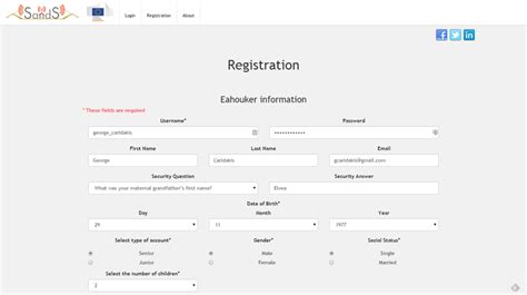 sands user registration form download scientific diagram