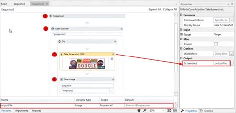 how to take screenshot of a webpage using uipath edureka community