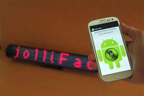 jollifactory voice input arduino bi color led matrix