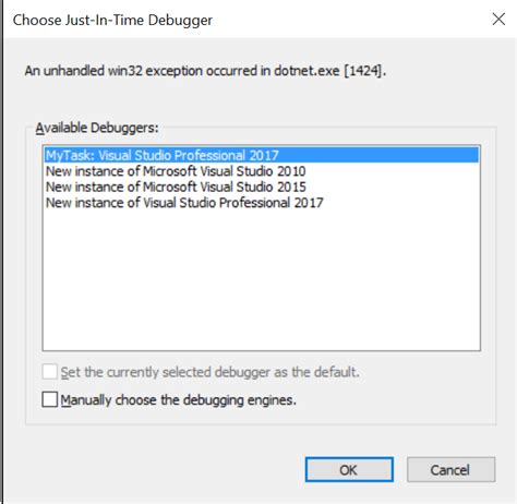 symbols cannot be loaded when debugging msbuild task run from dotnet