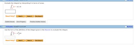 Solved Evaluate The Integral By Interpreting It In Terms