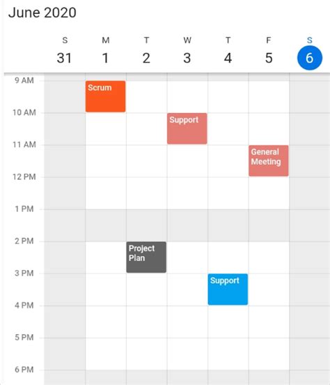 timeslot views in flutter event calendar widget syncfusion