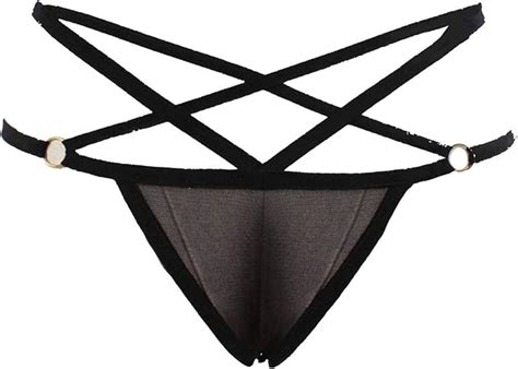 Jp Yesumins Womens Thong Sexy Underwear See Through