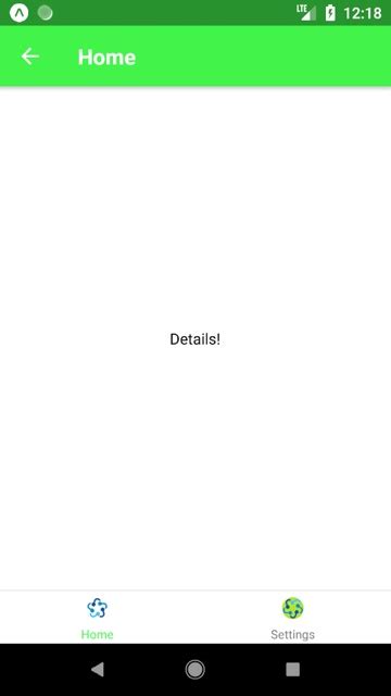 bottom navigation with navigation icon from local directory about react