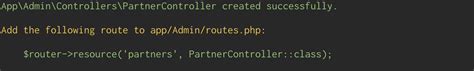【laravel admin】target class does not exist エラーの解消法