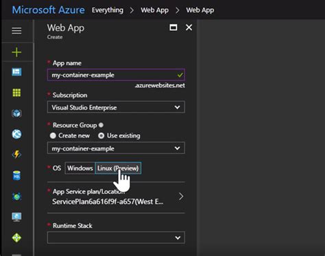 docker containers at scale with azure web app on linux