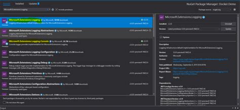 dependency injection in core console application core central
