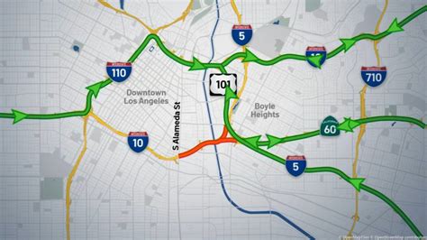 Alternate Routes For Drivers In Wake Of 10 Freeway Fire Nbc Los Angeles