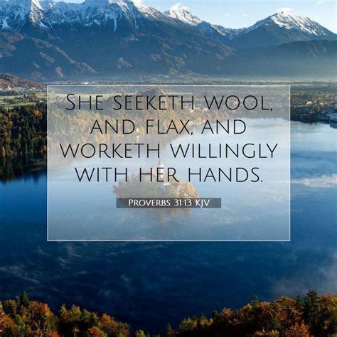 Proverbs 31 13 Kjv Bible Verse Images