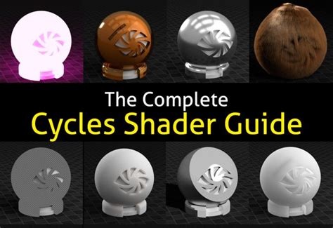 the cycles shader encyclopedia blender guru vfx
