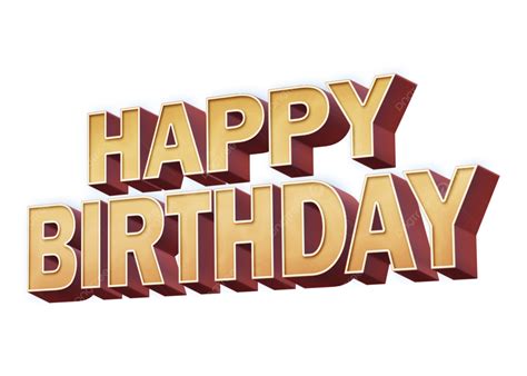 Happy Birthday Golden Color 3d Design Happy Birthday 3d Design Happy