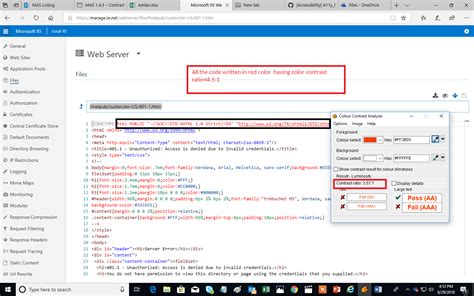 [accessibility] a11y manage iis web server files