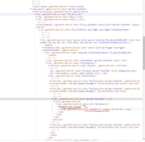 selenium c not able to click on an element within