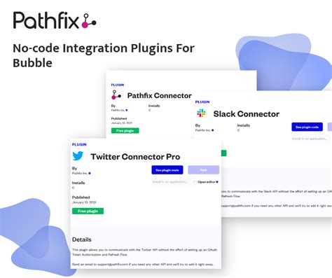 pathfix no code oauth integration plugins