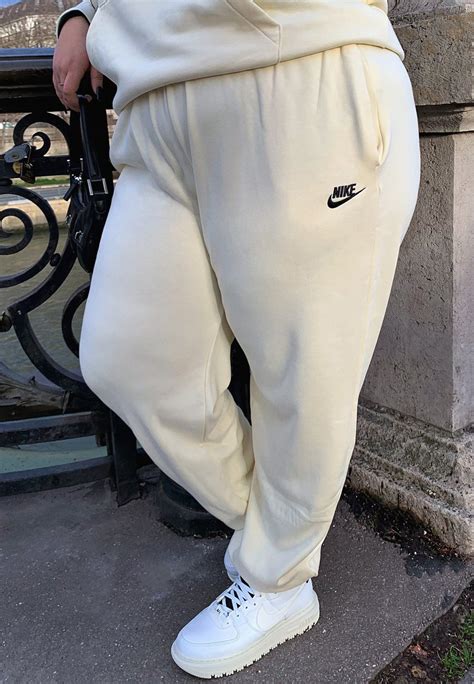 Nike Sportswear W Nsw Club Flc Mr Pant Os Tracksuit Bottoms Coconut