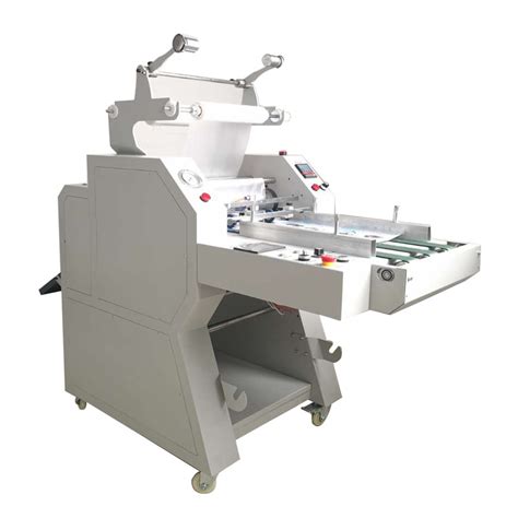 Manual Paper Feeding Roll Laminator With Auto Overlap And Pneumatic