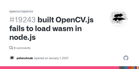 built opencv js fails to load wasm in node js issue opencv hot sex