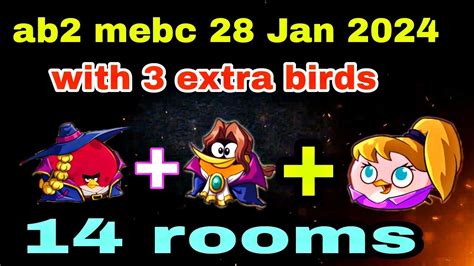 Angry Birds 2 Mighty Eagle Bootcamp Mebc 28 Jan 2024 With 3 Extra Birds