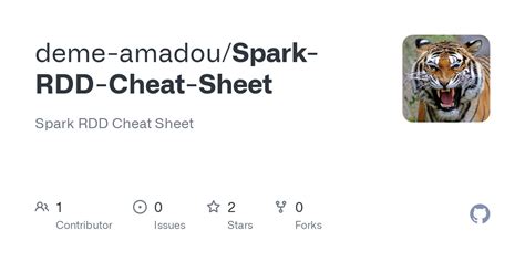 github deme amadou spark rdd cheat sheet spark rdd cheat sheet
