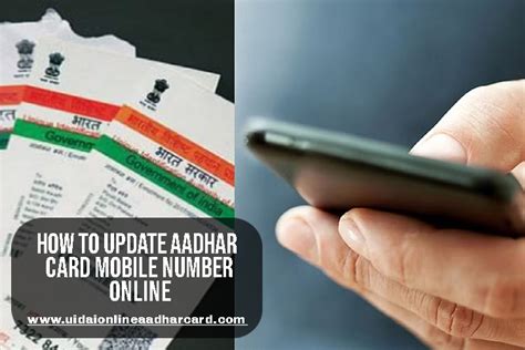 How To Update Aadhar Card Mobile Number Online Name Address