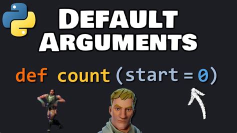 python default arguments are awesome 👍 youtube