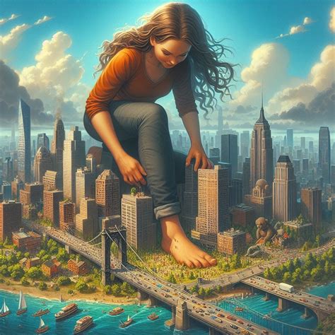 Giantess City [ai] By Giantessn On Deviantart