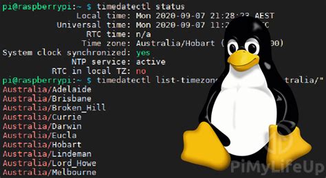 using the timedatectl command to control your systems time pi my life up