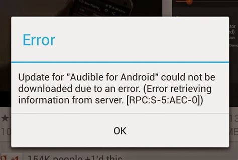cara mengatasi error retrieving information from server [rpc s 5 aec 0