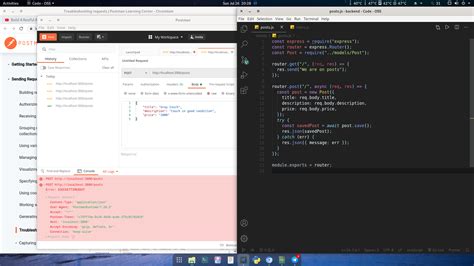 node js esockettimeout in postman when sending request stack overflow