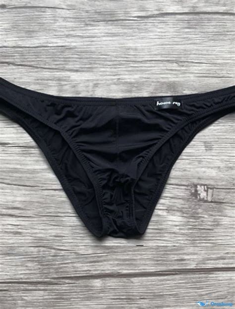 Orcajump Mens Sexy Low Rise Underwear 1 Pc Sexy Comfort Basic Solid
