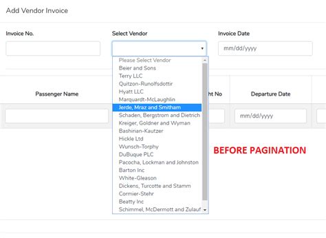 javascript can t see all option in dropdown because of