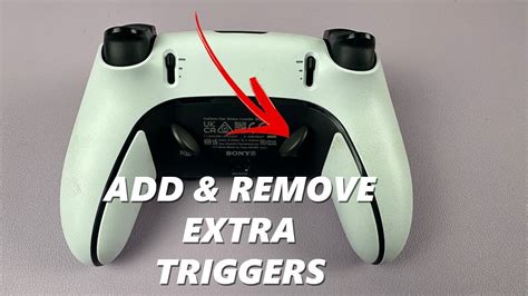 How To Add And Remove Extra Triggers On Ps5 Dualsense Edge Controller
