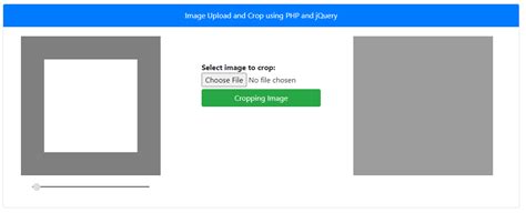 image upload and crop using php and jquery